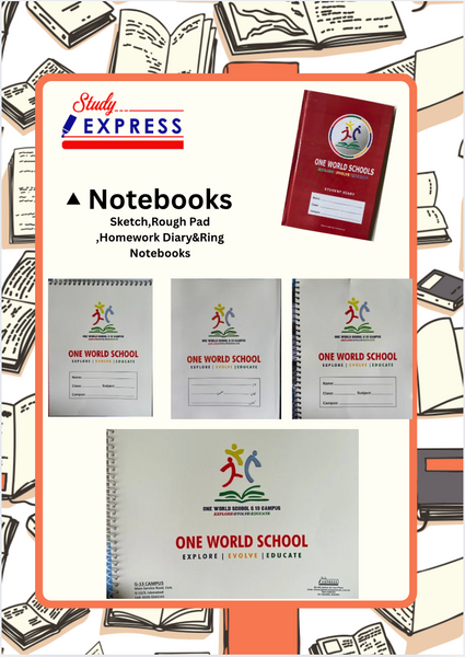 Class-4 Notebook Pack (One world school) – studyexpress